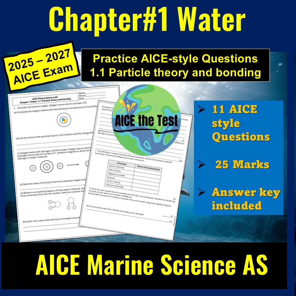 AICE Marine AS Chapter 1.1 Particle theory and bonding - Practice ...