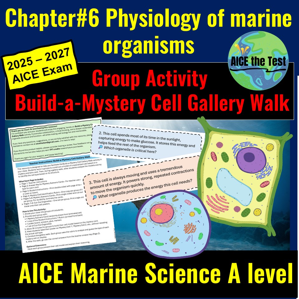 Build-a-Mystery Cell Gallery Walk Activity - AICE The Test